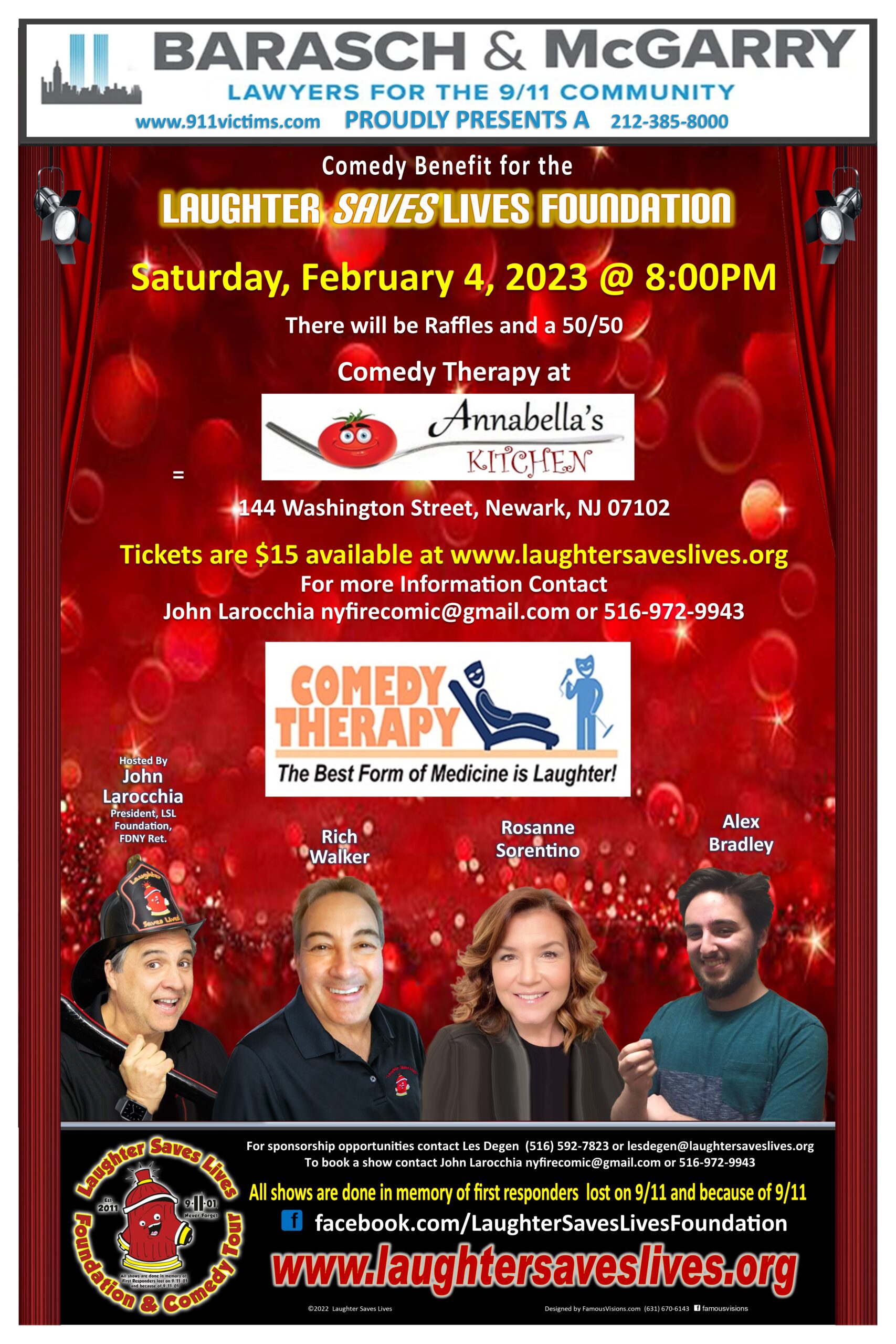 Show Information & Tickets – Welcome to the Laughter Saves Lives Foundation